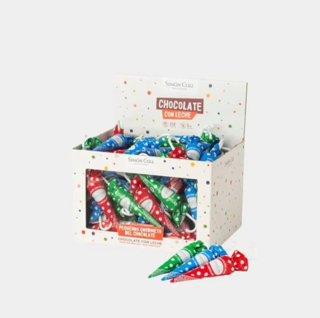 Paraguas Planetas de Chocolate Simon Coll – 60 Uds (8g) – Aporchuches